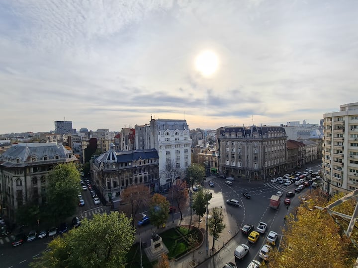 Beautiful View Over The City - Bukarest