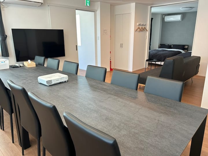 【戸建】1階をまるまる利用!キッチン、洗濯機付きでゆっくり過ごす - 高崎市