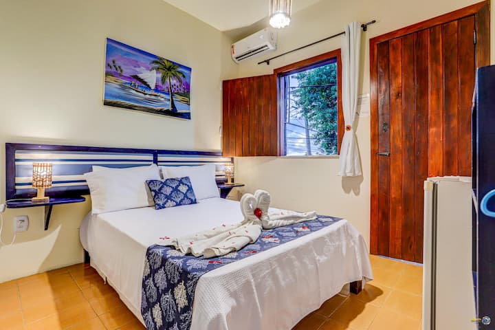 Pousada Galeão - Quarto Duplo Com Sacada E Rede - Itacaré