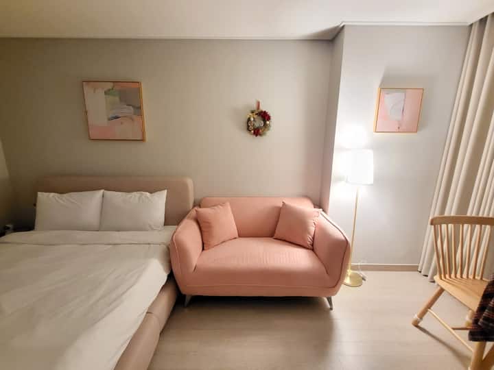 달빛축제공원뷰, 인천송도, 멋진야경, 호텔침구 - Incheon