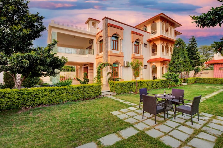 6bhk Pet Friendly Villa  W/pool +Bonfire @ Udaipur - Udaipur