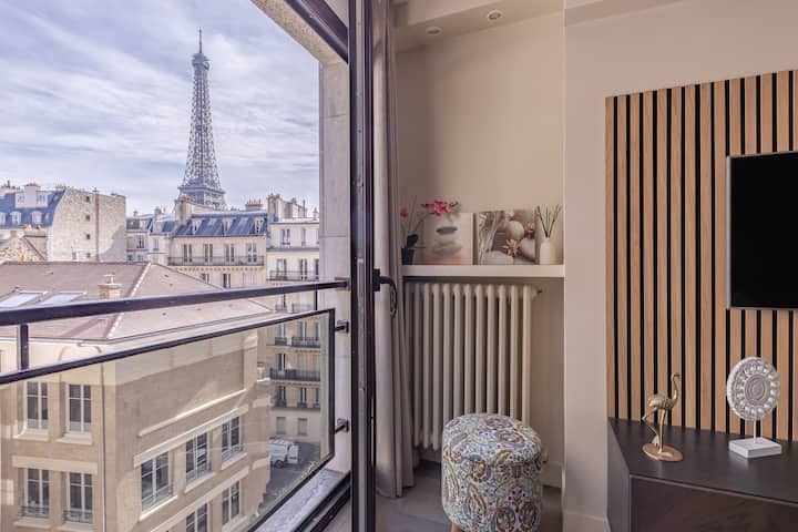 Vue Tour Eiffel - Appartement Prestige 2bd Pour 6 - Paris