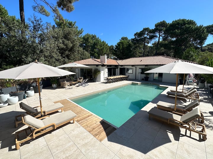 Pyla Sur Mer - Villa Rénovée - 5 Ch - Piscine - Pyla sur Mer