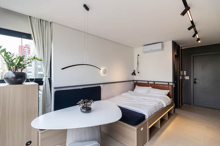 Studio Vn Ueno Lights - Próx. A Paulista, C/ Vista - São Paulo