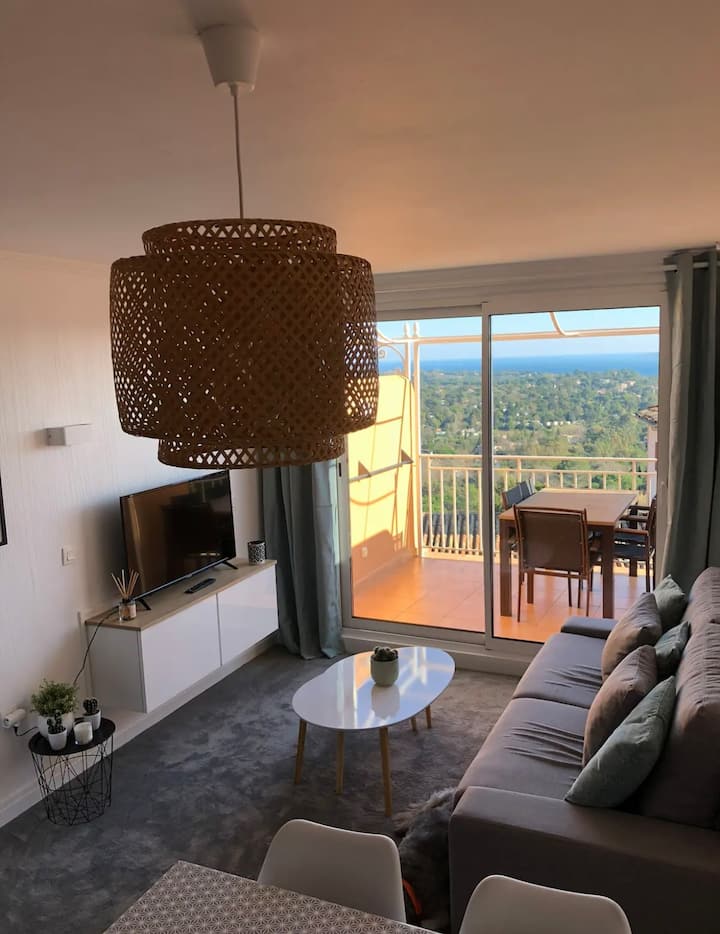 Duplex 4 Pers Magnifique Vue Mer - Grimaud