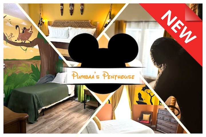 Lion King Themed • Balcony Fireworks Every Night! - Orlando, FL