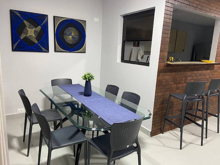 Praia A Pe, 2 Quartos, Kit Praia - Guarujá