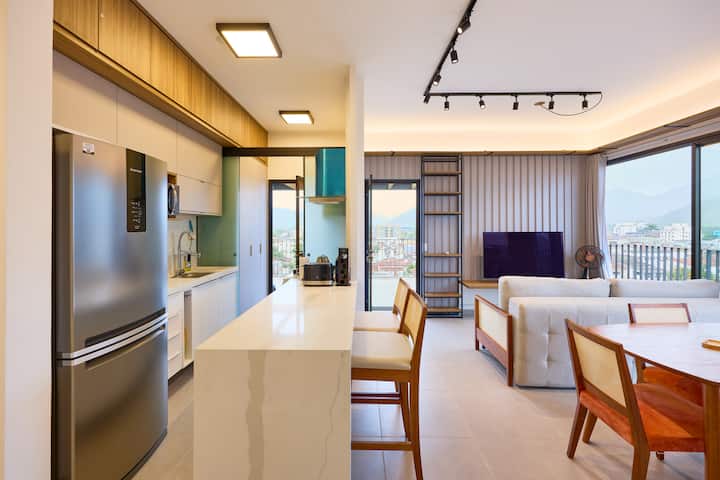 Cobertura Com 2 Vagas | Roupas De Cama | Wi-fi| Ac - Ubatuba