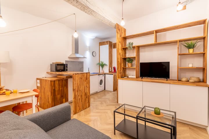 Appartement T2 Coloré, Centre Historique Aix - 普羅旺斯艾克斯