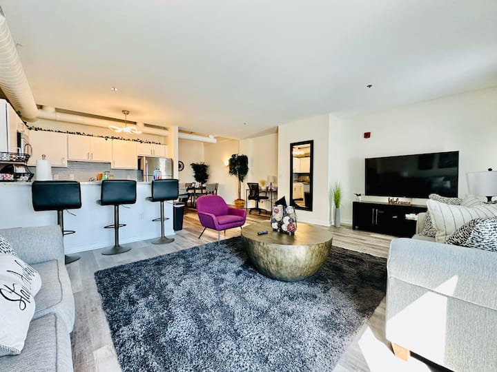 Downtown Penthouse Suite W/balcony - Mile Square - Downtown - Indianapolis