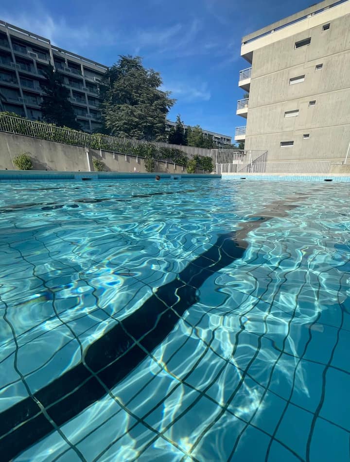 Studio Cosy : Piscine, Tennis & Parking Sécurisé - Caluire-et-Cuire