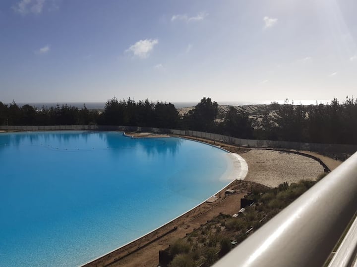 Dpto. Vista Al Mar Con Laguna - 智利