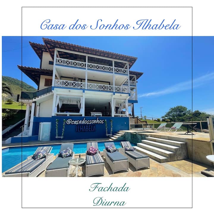 Casa Dos Sonhos Ilhabela - Mansão No Siriúba - Ilhabela