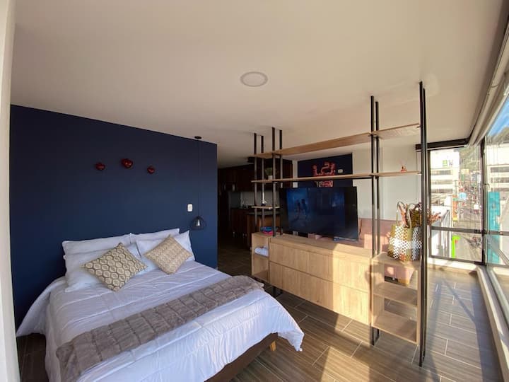 Agradable Apartaestudio Central En Bogotá - Bogota
