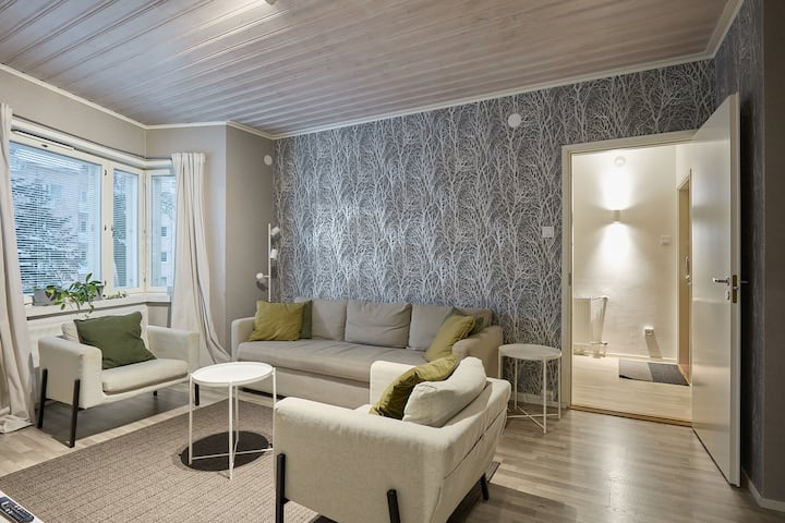 Tyylikäs Kaksio, Free Wi-fi, Free Parking - Turku