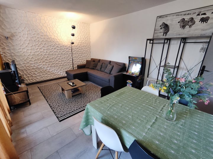 Appt 9 Pers.:garage, Wi-fi,tram, Parking,clim,jeux - 아비뇽