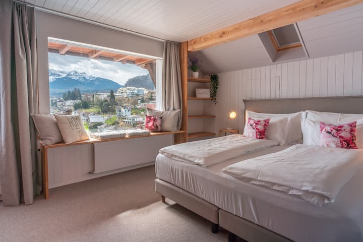 Panorama One Bed Room Apartment - Ac - No Elevator - Spiez