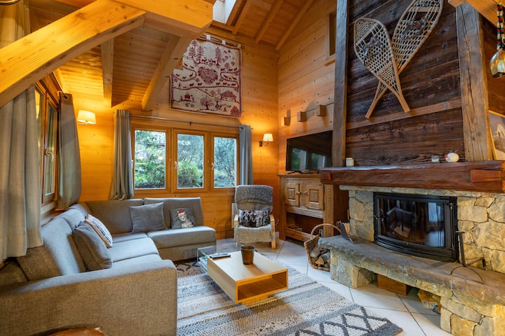Chalet Glaciers | Fireplace | View | Comfy | Quiet - Saint-Gervais-les-Bains