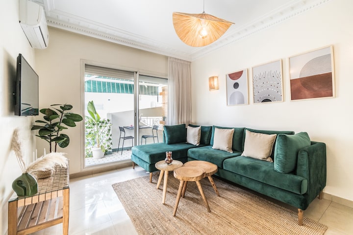 Sunny, Spacious Modern Apartment Racine Balcony#17 - Casablanca