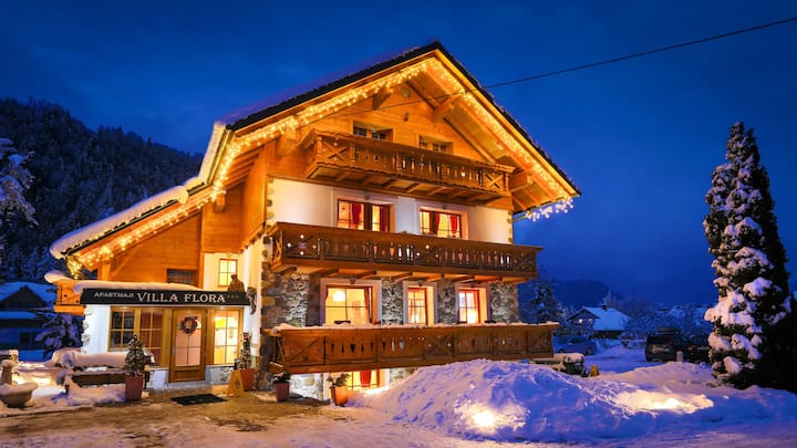 Villa Flora App4 - 5 Guests - 1 Br - Gozd Martuljek