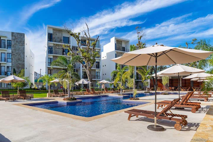 Cozy/aptm/ac/4guest/pool/bambú. - Puerto Vallarta