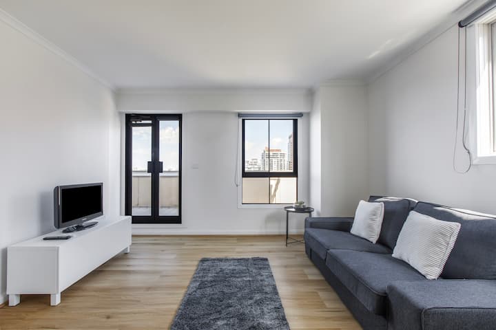 Clements House River View 1br Near Station - 멜버른