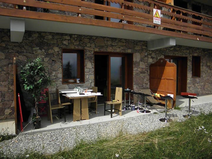 Bel Appartement Rez De  Jardin Antares Piscine - Risoul