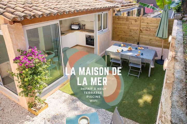 La Maison De La Mer, Terrasse - Refait à Neuf - Saint-Tropez