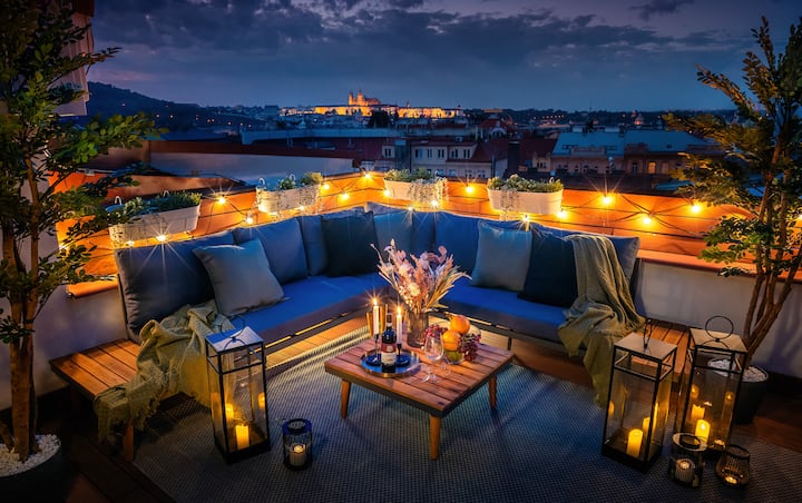 A/c 5br + 2bath Prague Family's Paradise - Praga