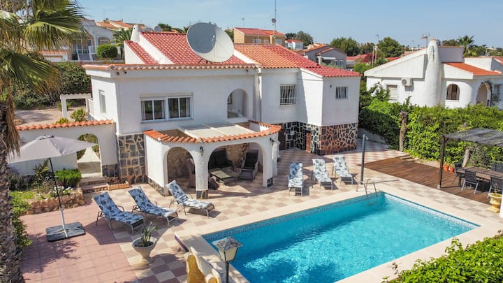 Sr49 Villa With Private Heated Pool - Guardamar del Segura