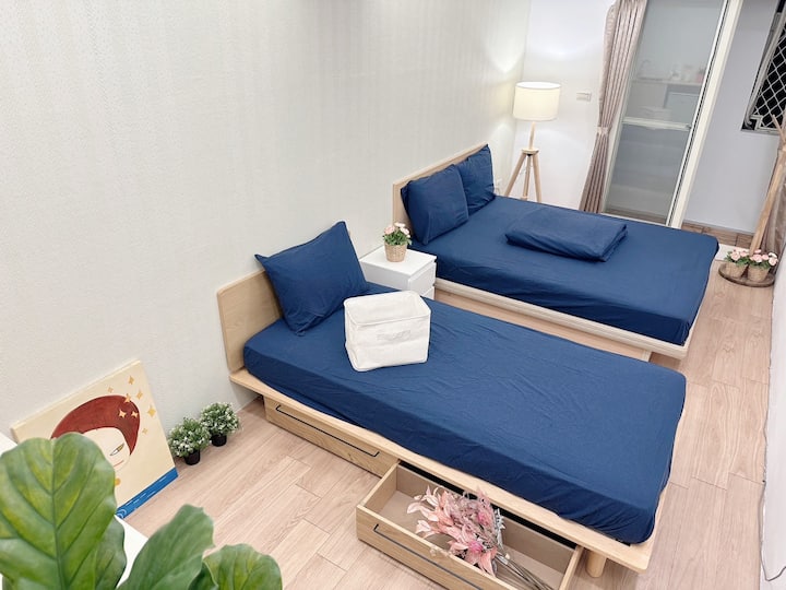 無印簡約2 - Taipei Main Station台北車站西門町步行 陽台洗衣機 - 반차오 구