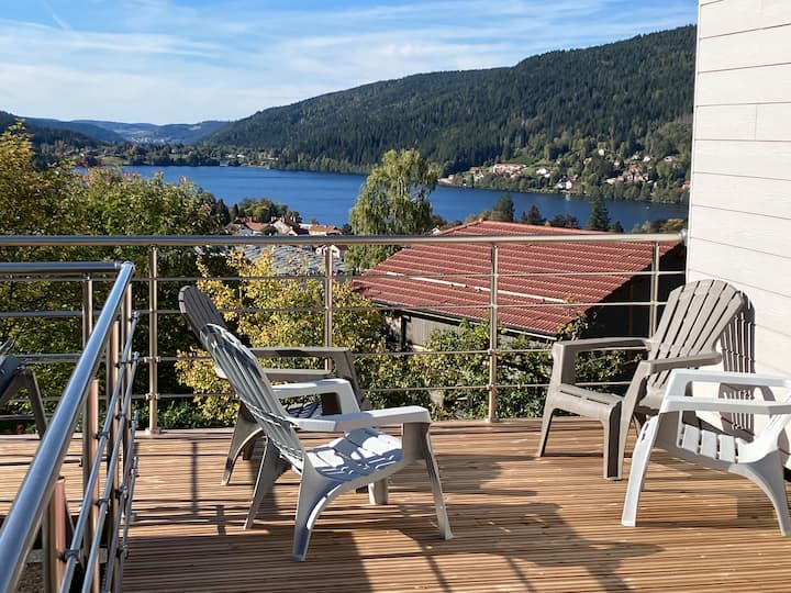 Gîte La Rochotte, 4*,vue Lac/montagnes Babyfoot - Gérardmer