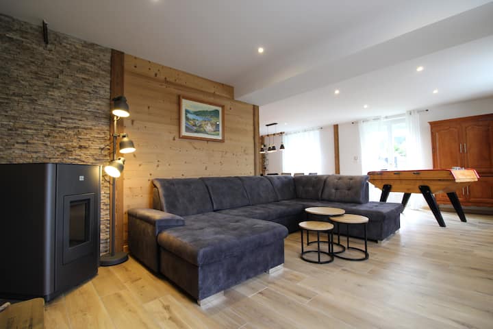 Gîte La Rochotte, 4*,vue Lac/montagnes Babyfoot - La Bresse