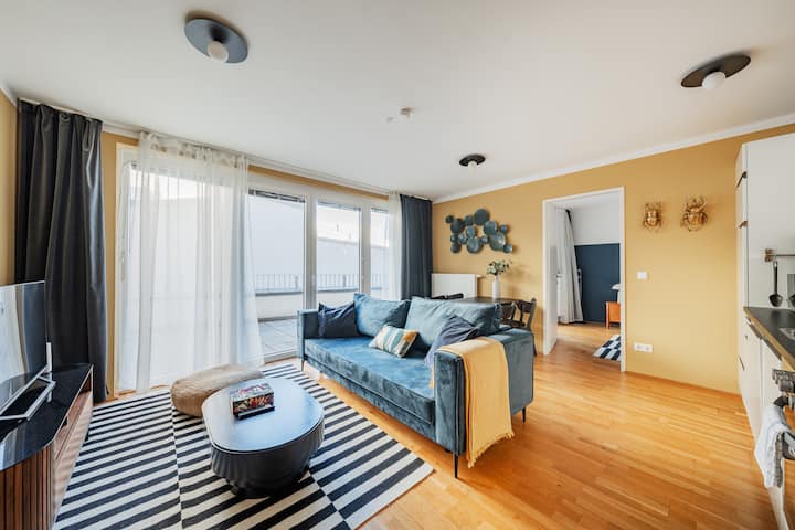 Free Parking, 1br, Terrace, 50m2, 15min To Center - Wien