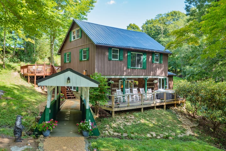 Heaven's Bridge Creekside Cabin - Banner Elk/beech - Beech Mountain, NC