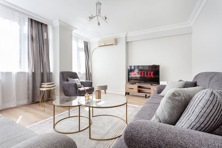 Family-friendly Spacious 4br 2ba Comfortable - Beyoğlu