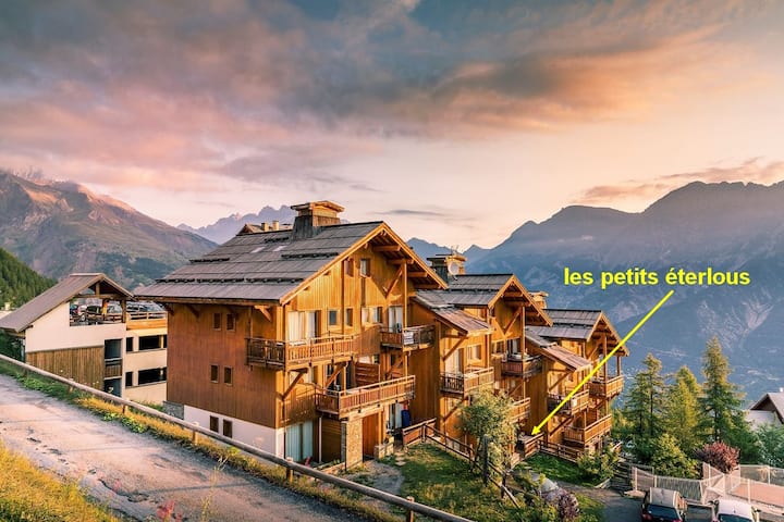 "Les Petits éTerlous" Appart Cosy T3 Bord De Piste - Puy-Saint-Vincent