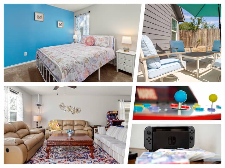 Spacious Clean 4br•fun Games•seaworld•lackland Afb - Palo Alto - San Antonio