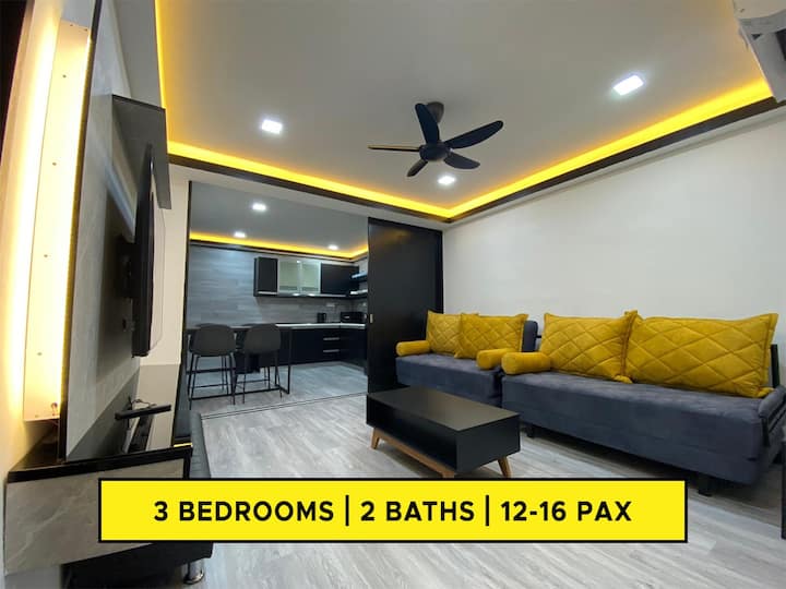 Bukit Bintang 12pax-16pax 3bedroom 2bathroom - Kuala Lumpur