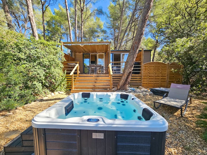 Joli Cottage Magnolia Jacuzzi Privatif (4 Pers.) - La Crau