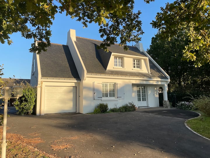 Maison Bord De Mer Avec Cheminée Et Grand Jardin - Mesquer