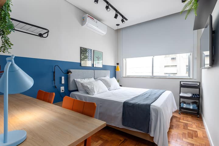 Studio Confortable Devant De La Plage Copacabanap6 - Rio de Janeiro