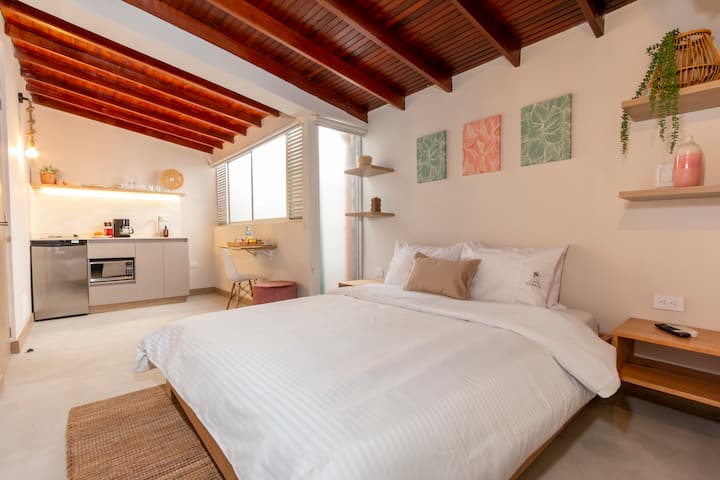 Modern Cozy Apt 7 + Laureles + A/c + Fast Wifi - Medellín