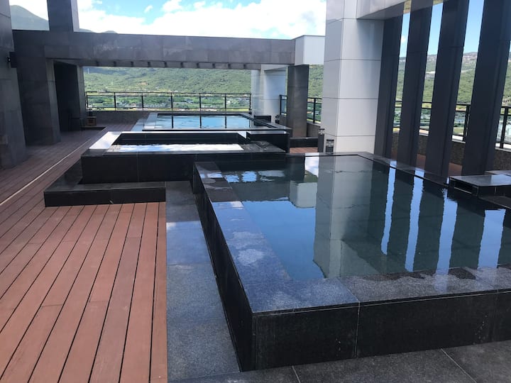 N.t. 金山區 Hot Ocean Spring Grand View Apt (28days+) - Keelung City