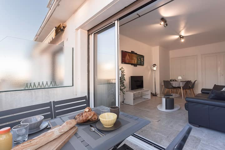 Lecerf - Citycenter - Terrasse - Clim/wifi - Cannes