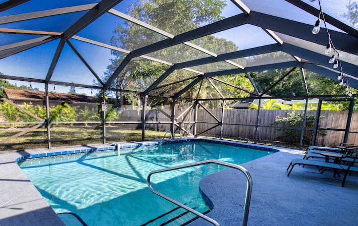 Heated Pool & Private Yard | 15 Mins To Siesta Key - Sarasota, FL