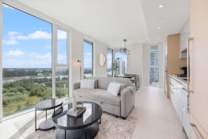 Modern River District Condo In Vancouver - 버너비