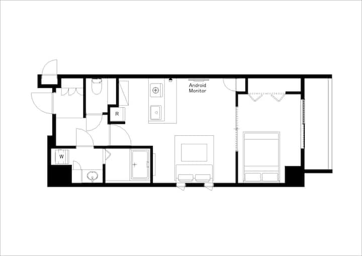 5-min. Walk From The Sta./built In 2023/wi-fi/803 - Asakusa