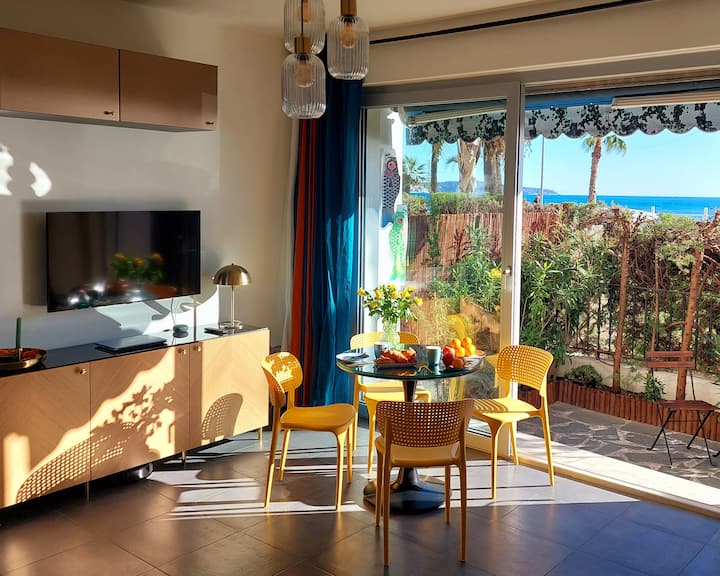 Grand Studio Avec Terrasse à 20 Mètres De La Plage - Nice