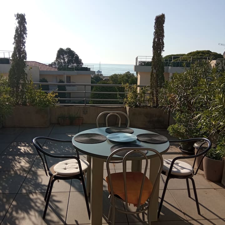 Appartement Face Plage Vue Mer 4 - Roquebrune-sur-Argens